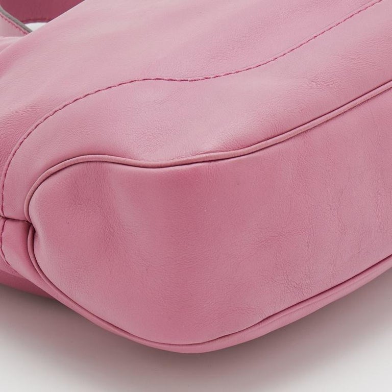 Gucci Light Pink Leather Medium Jackie Hobo at 1stDibs