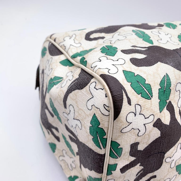 Gucci Limited Edition For Unicef Canvas Elephant Joy Boston Bag For ...