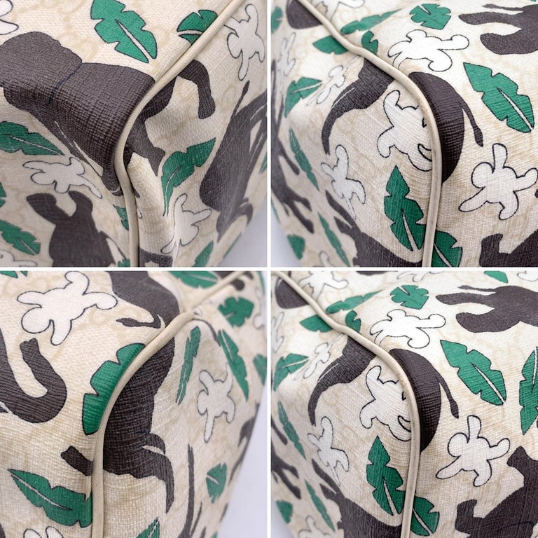 Gucci Limited Edition For Unicef Canvas Elephant Joy Boston Bag For ...