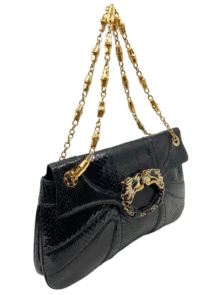Gucci Limited Edition Tom Ford for Gucci Snakeskin Jeweled Dragon Bag ...