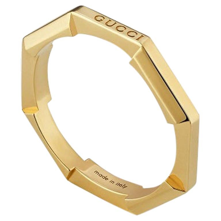 Gucci Link to Love Gold Men's Ring For Sale at 1stDibs | gucci ring ...