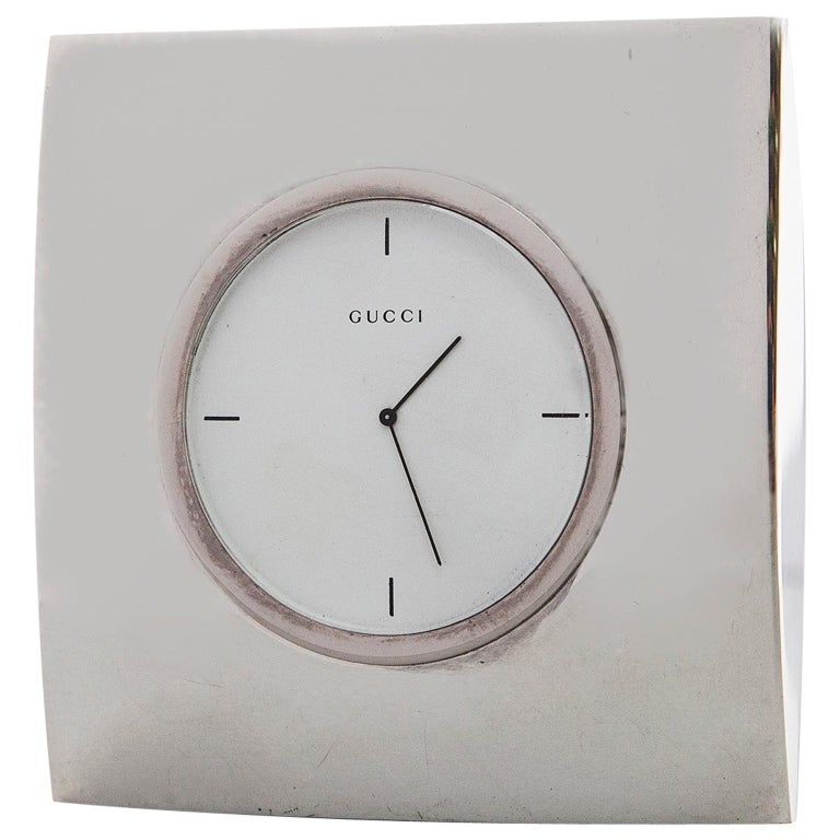 Gucci Luxury Vintage Table Clock, 1970s at 1stDibs | gucci table clock
