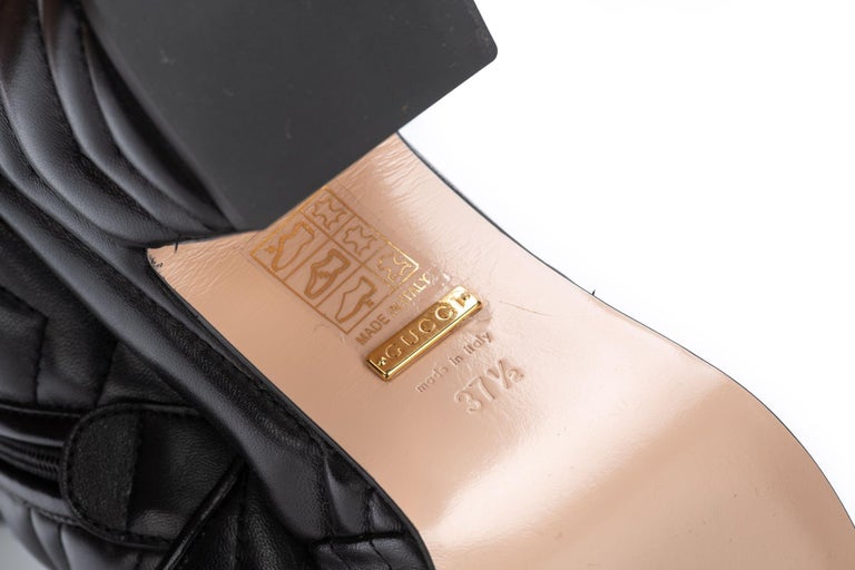 Gucci Marmont Boots Black BNIB For Sale at 1stDibs