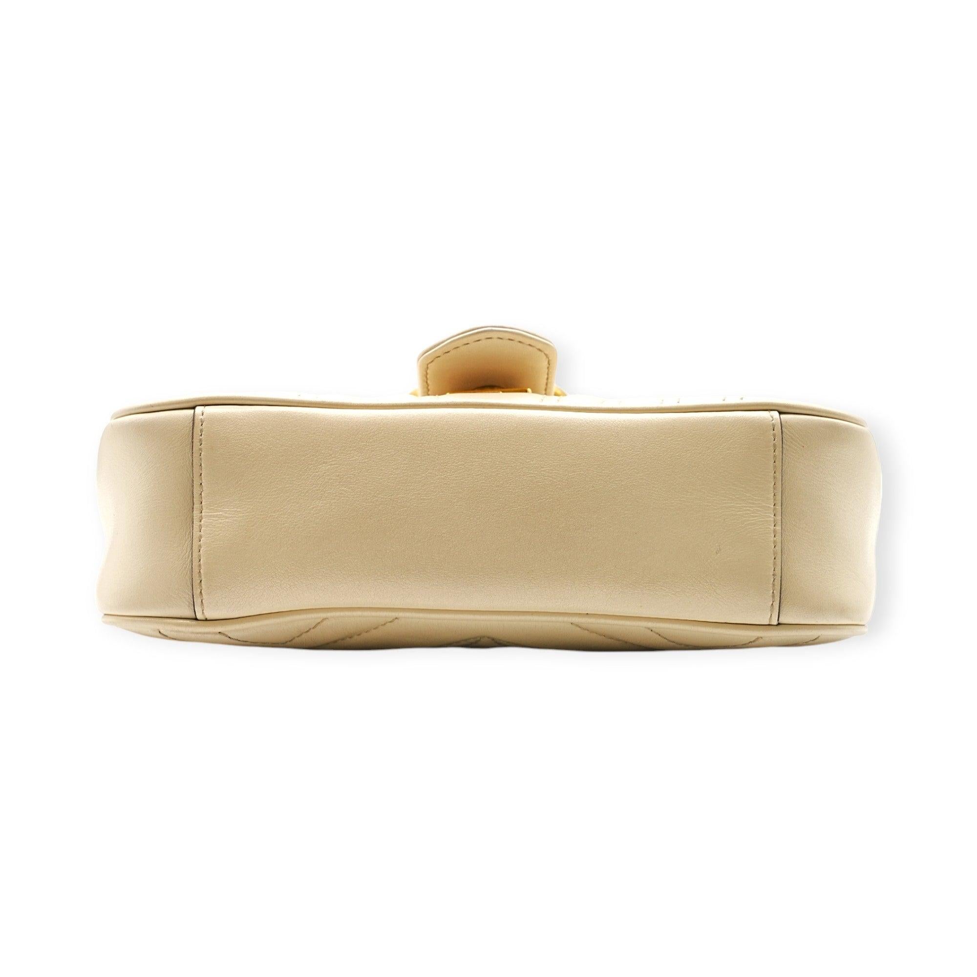 Gucci Marmont White Small Shoulder Bag - '10s at 1stDibs