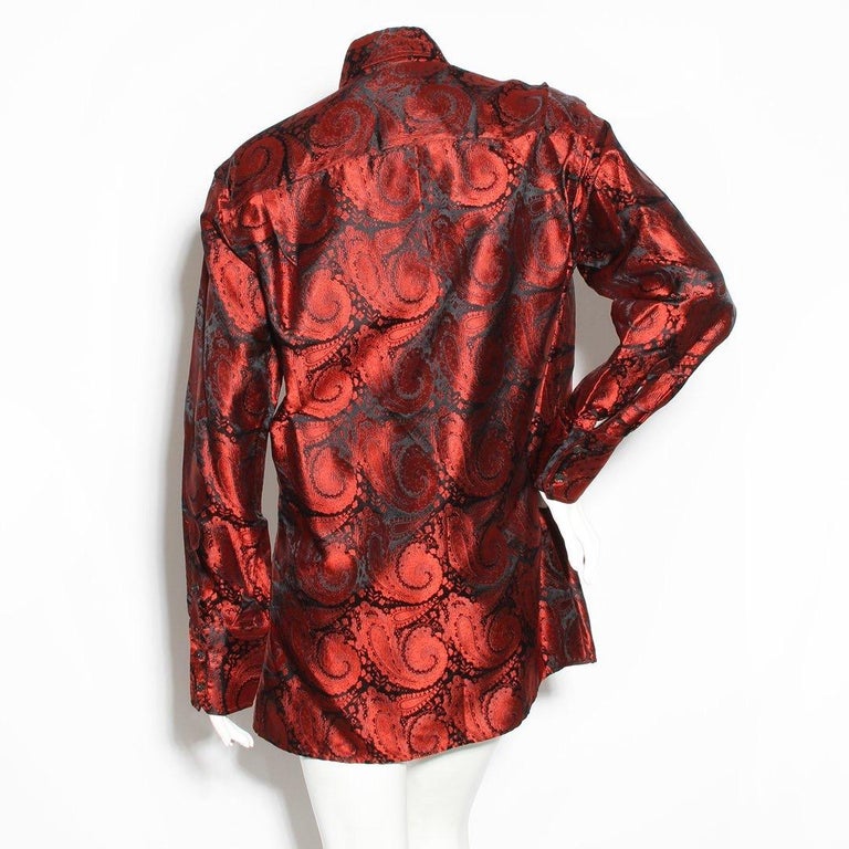 Gucci Men’s Paisley Shirt 1997 RTW (Tom Ford Era) at 1stDibs