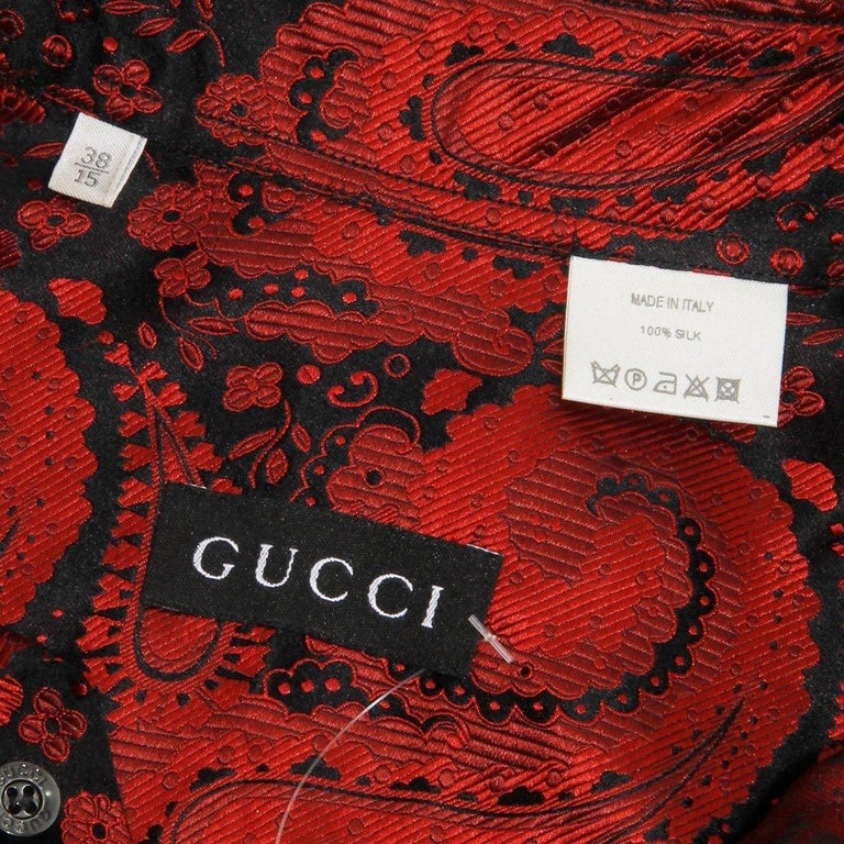 Gucci Men’s Paisley Shirt 1997 RTW (Tom Ford Era) at 1stDibs