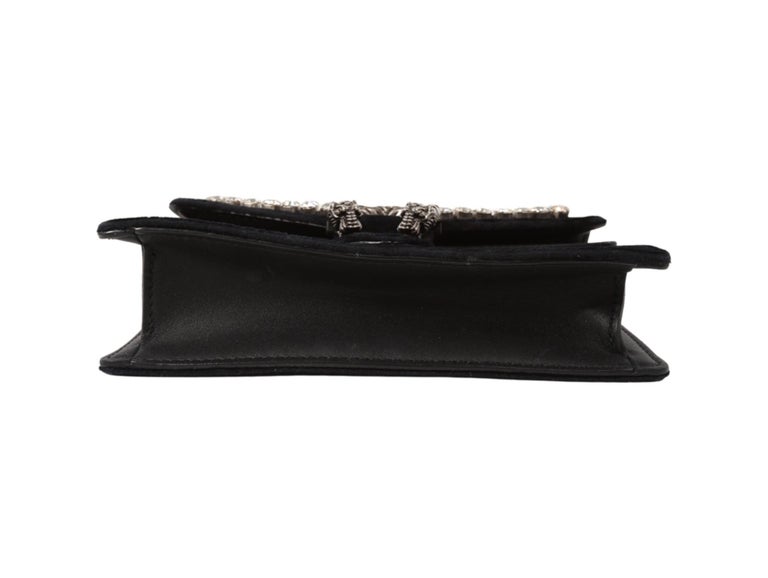 GUCCI MINI WOC DIONYSUS WITH CRYSTALS Black Velvet For Sale at 1stDibs