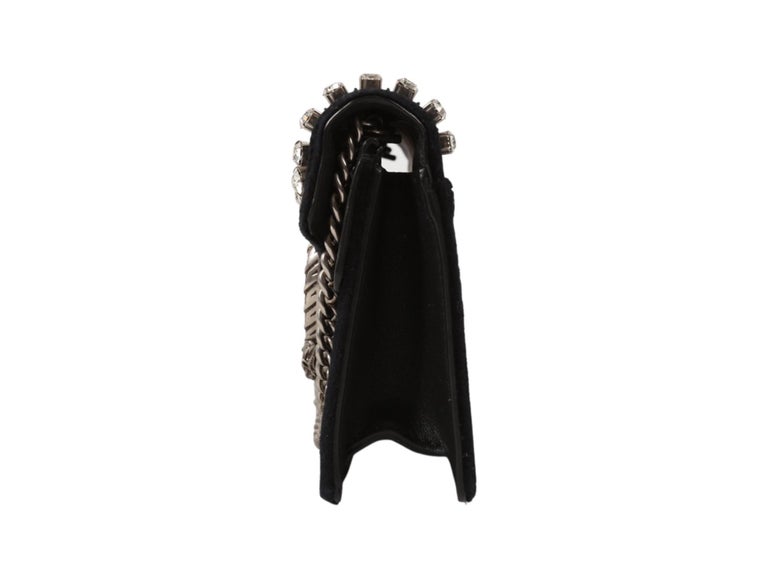 GUCCI MINI WOC DIONYSUS WITH CRYSTALS Black Velvet For Sale at 1stDibs