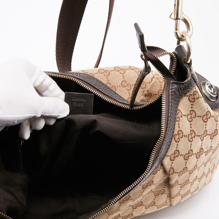 GUCCI Monogram Canvas Bag For Sale at 1stDibs