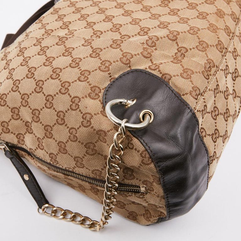 GUCCI Monogram Canvas Bag For Sale at 1stDibs