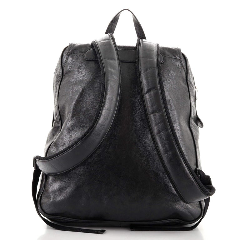 Gucci Morpheus Flap Backpack Glazed Leather Large For Sale at 1stDibs