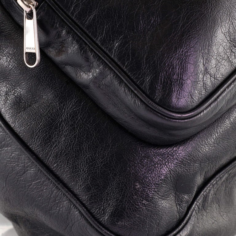 Gucci Morpheus Flap Backpack Glazed Leather Large For Sale at 1stDibs
