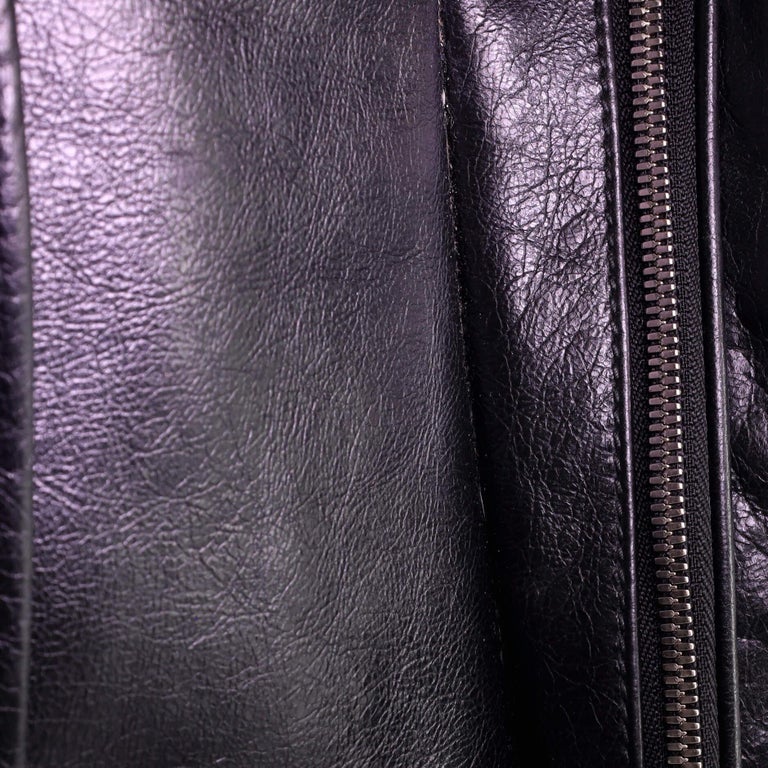 Gucci Morpheus Flap Backpack Glazed Leather Large For Sale at 1stDibs