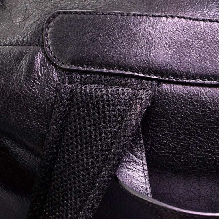 Gucci Morpheus Flap Backpack Glazed Leather Large For Sale at 1stDibs