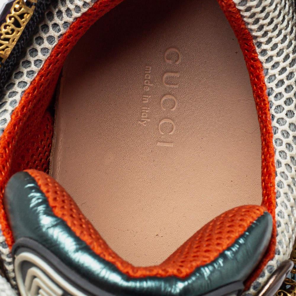 Gucci Multicolor Leather And Mesh Flashtrek Sneakers Size 39 For Sale ...
