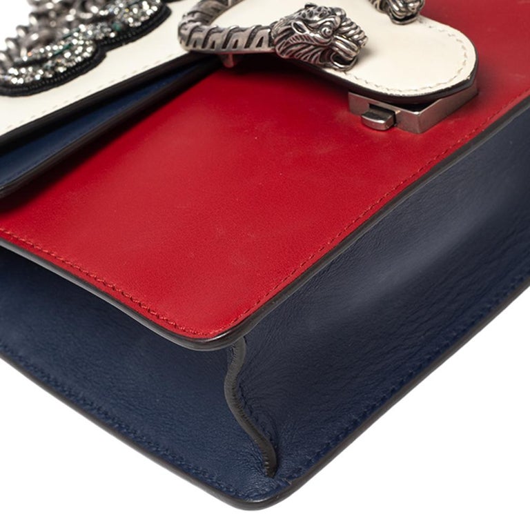 Gucci Multicolor Leather Mini Crystal Snake Embroidered Dionysus ...