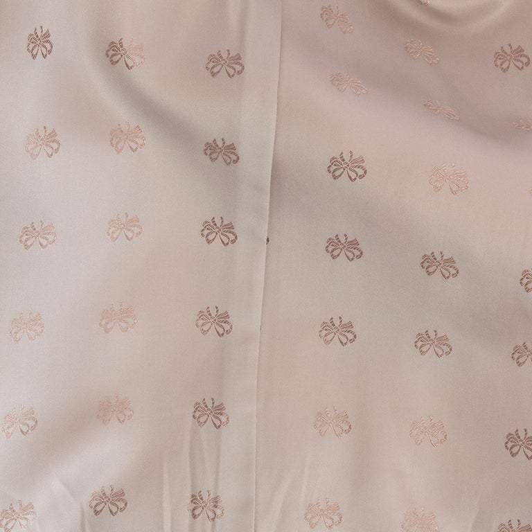 GUCCI mustard yellow silk and wool RUFFLED CROPPED Jacket 36 XXS at 1stDibs