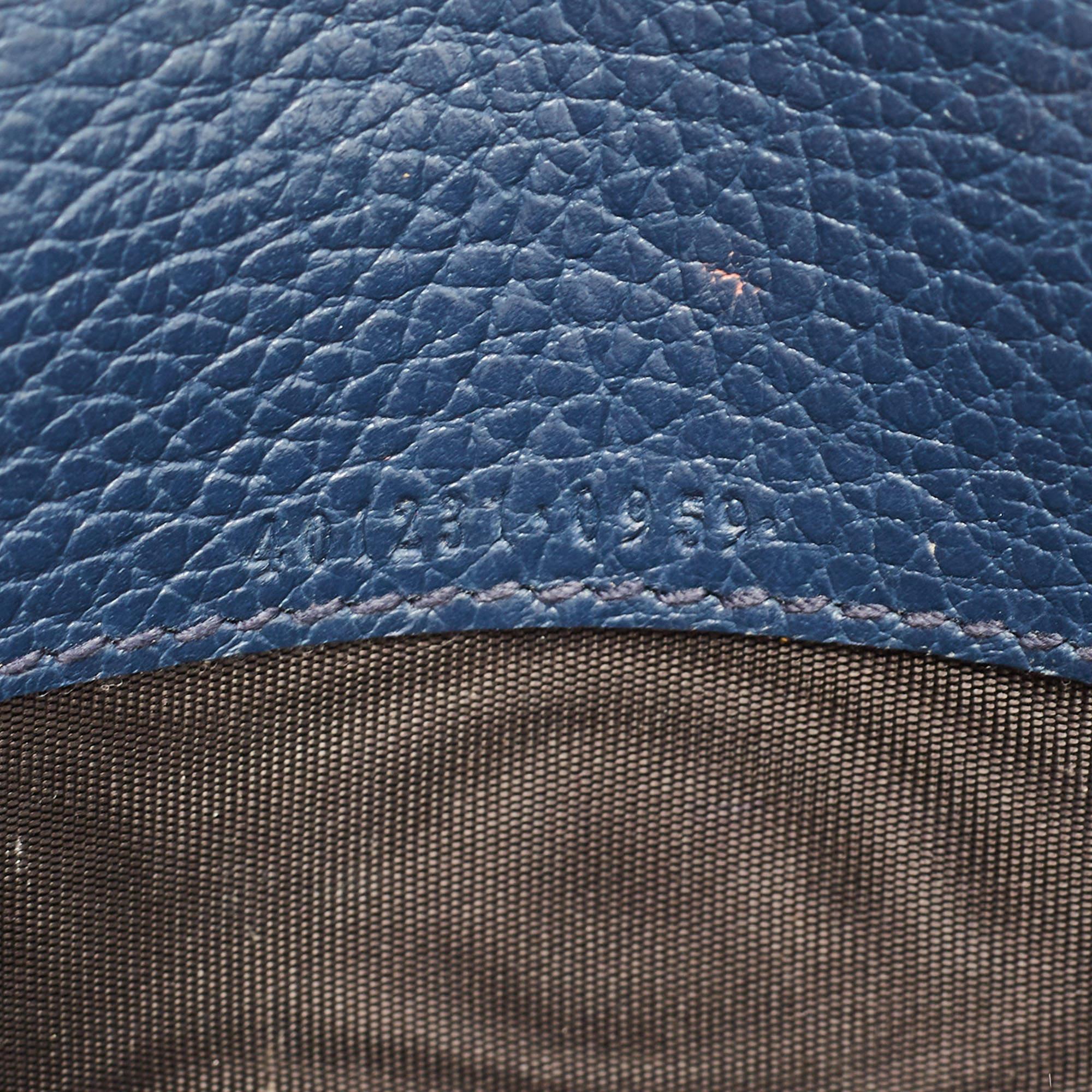 Gucci Navy Blue Leather Mini Dionysus Chain Bag For Sale at 1stDibs