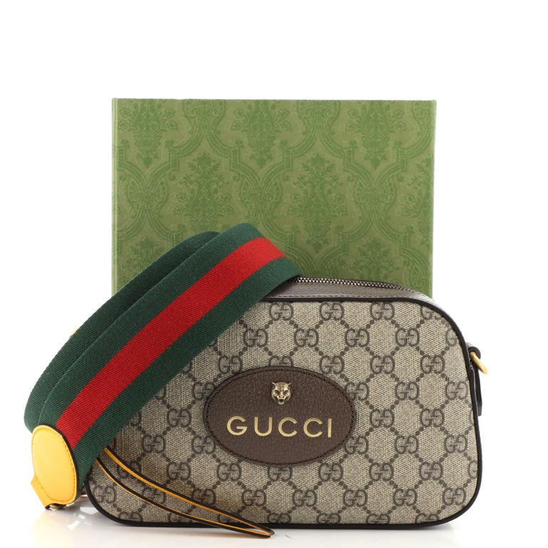 Gucci Neo Vintage Camera Messenger Bag GG Coated Canvas at 1stDibs