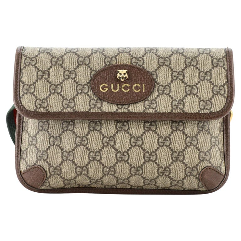 Gucci Neo Vintage Flap Belt Bag GG Coated Canvas at 1stDibs