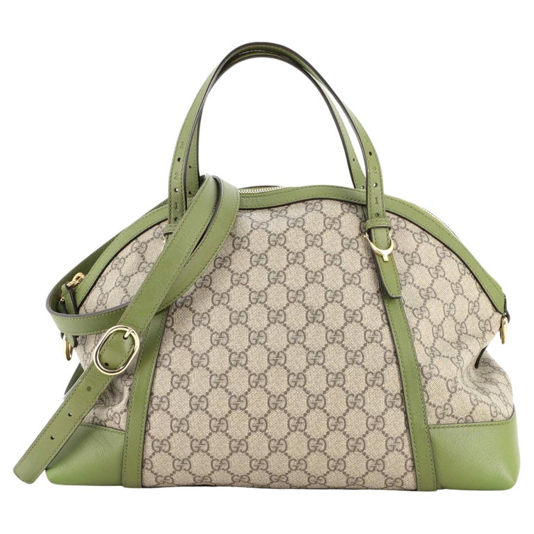Gucci Nice Top Handle Bag GG Coated Canvas Medium For Sale at 1stDibs