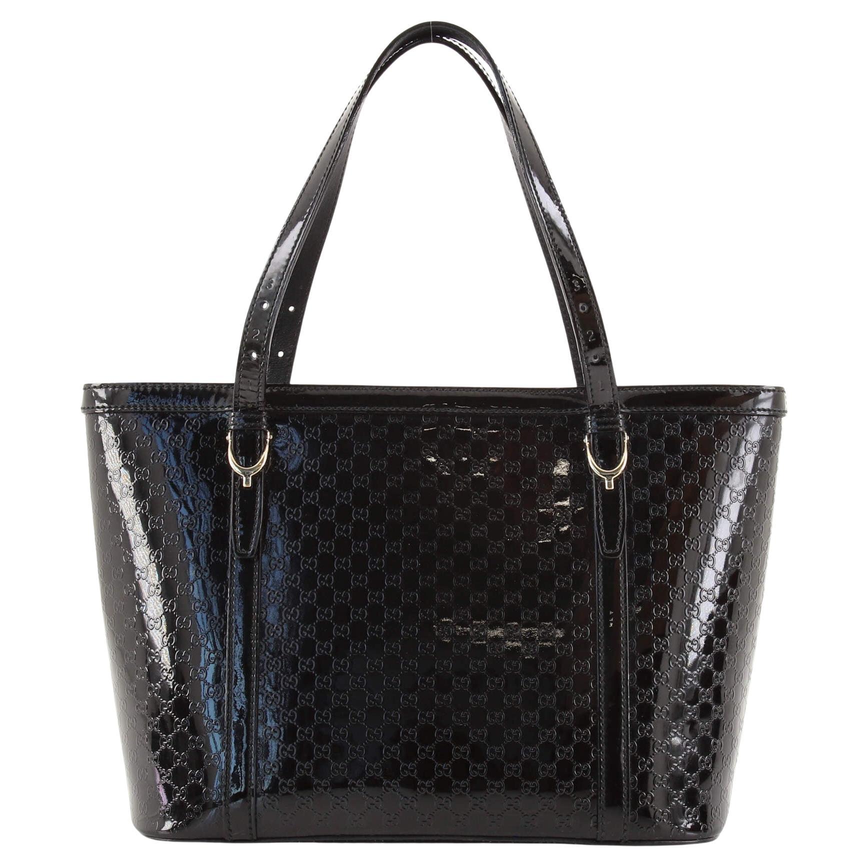 Gucci Imprime Monogram Large Navy Blue Tote at 1stDibs