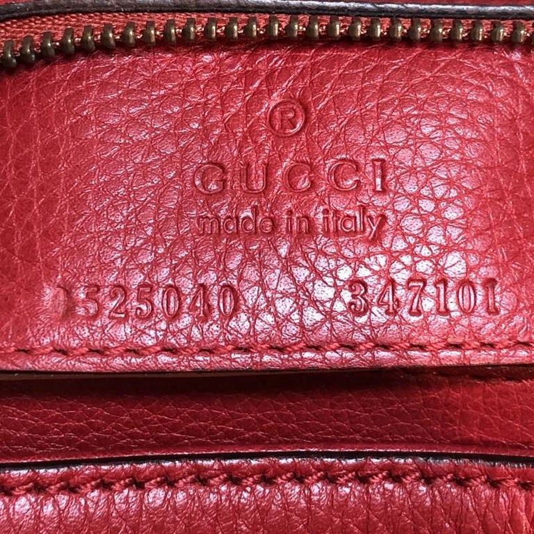 Gucci Nouveau Fringe Crossbody Bag Leather Medium at 1stdibs