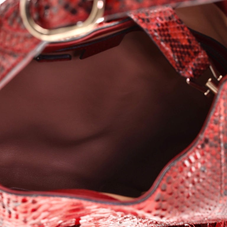 Gucci Nouveau Fringe Jackie Hobo Python at 1stDibs