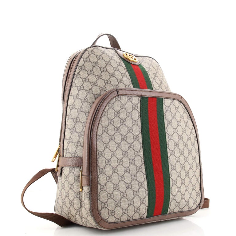 Gucci Ophidia Backpack GG Coated Canvas Medium at 1stDibs
