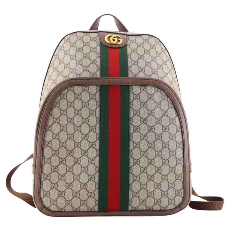 Gucci Ophidia Backpack GG Coated Canvas Medium at 1stDibs