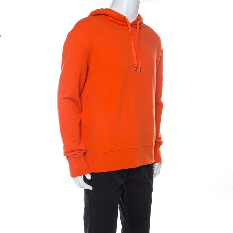 Gucci Orange Cotton Hollywood Embroidered Hoodie M at 1stDibs | orange ...