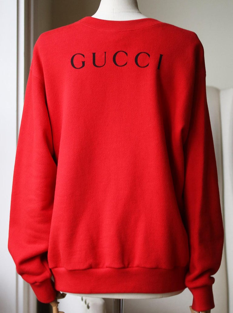 Gucci Oversized Paramount-Logo Cotton Sweatshirt at 1stDibs | gucci ...