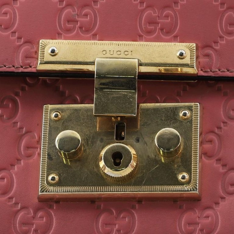 Gucci Padlock Shoulder Bag Guccissima Leather Small For Sale at 1stDibs