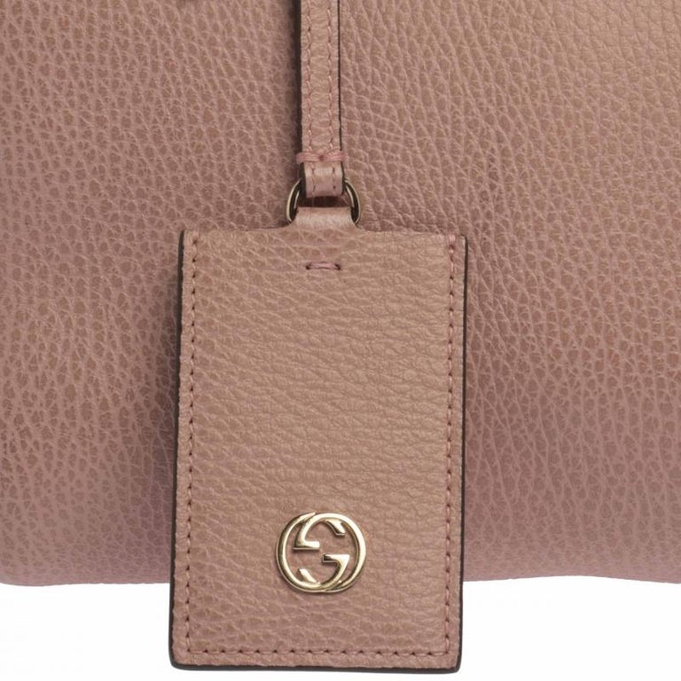 Gucci Peach Leather Mini Swing Tote For Sale at 1stDibs | gucci mini ...