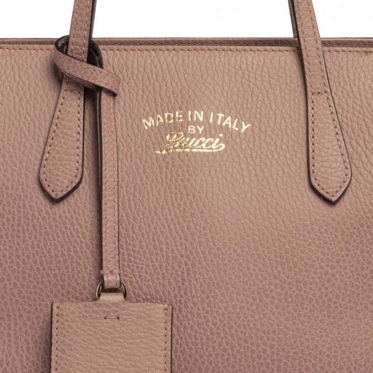 Gucci Peach Leather Mini Swing Tote For Sale at 1stDibs | gucci mini ...