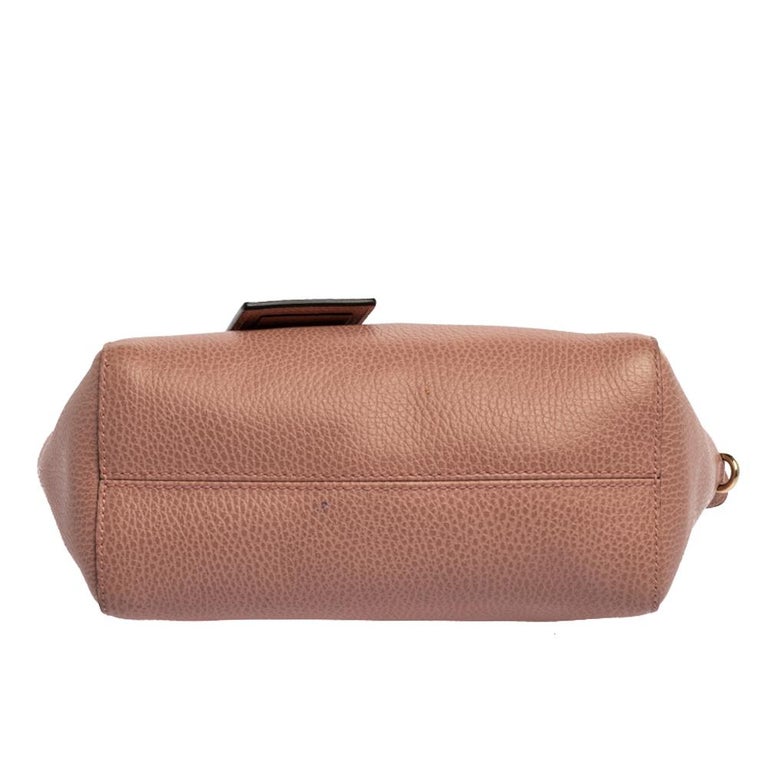 Gucci Peach Leather Mini Swing Tote For Sale at 1stDibs | gucci mini ...