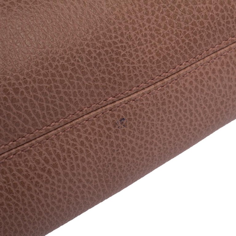 Gucci Peach Leather Mini Swing Tote For Sale at 1stDibs | gucci mini ...