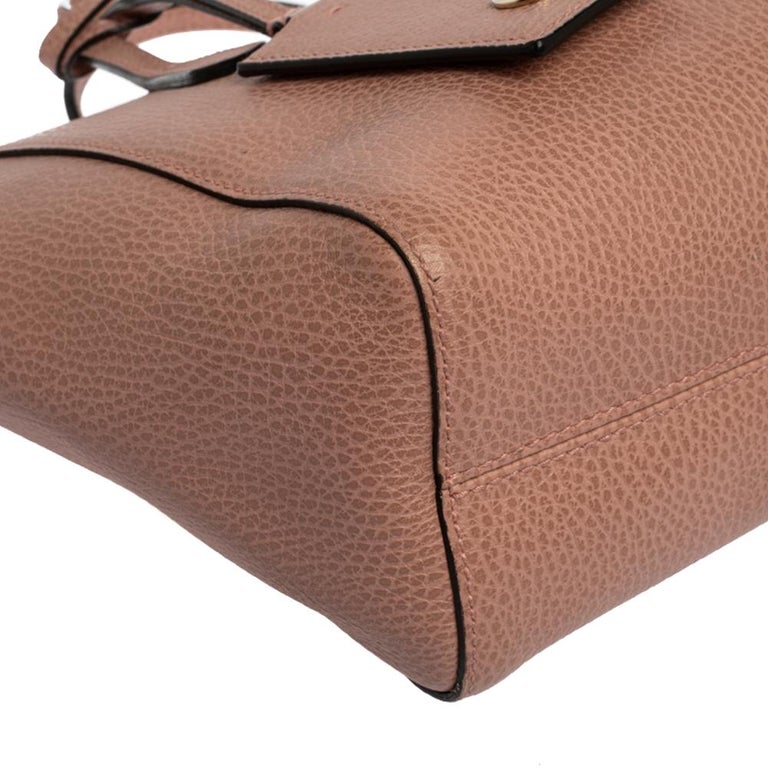 Gucci Peach Leather Mini Swing Tote For Sale at 1stDibs | gucci mini ...