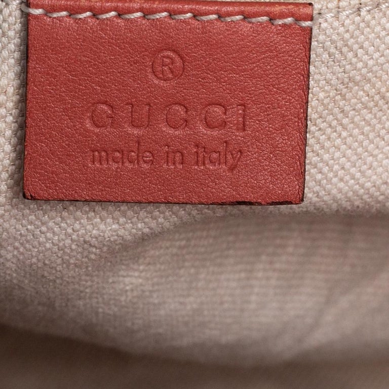 Gucci Peach Pink Guccissima Leather Sukey Tote at 1stDibs