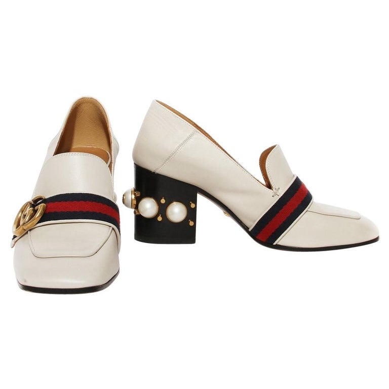 Gucci Pearl Heel Loafer SS2016 at 1stDibs