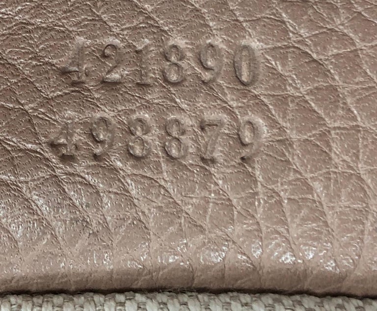 Gucci Pearly GG Marmont Top Handle Bag Leather Small at 1stdibs
