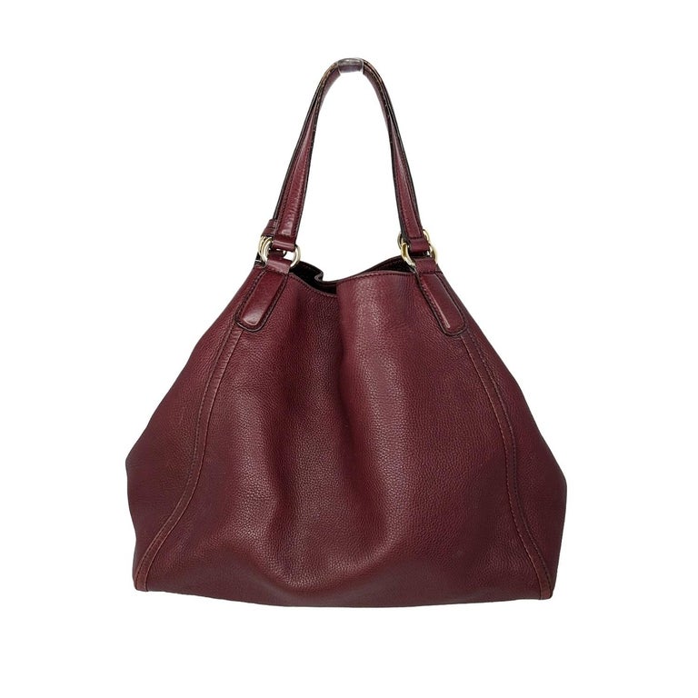 Gucci Pebbled Leather Soho Medium Shoulder Bag For Sale at 1stDibs