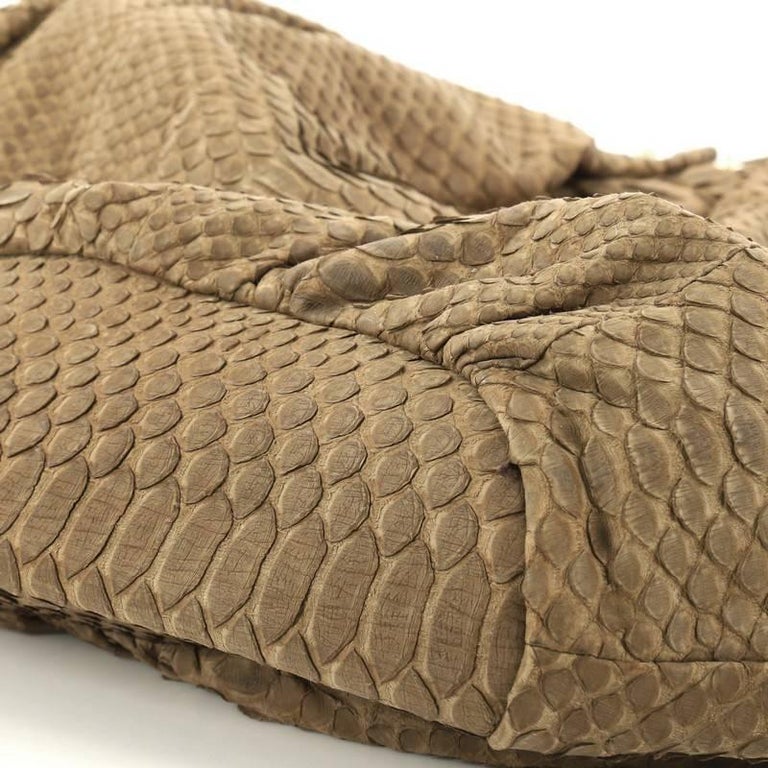 Gucci Pelham Tote Studded Python Large at 1stDibs