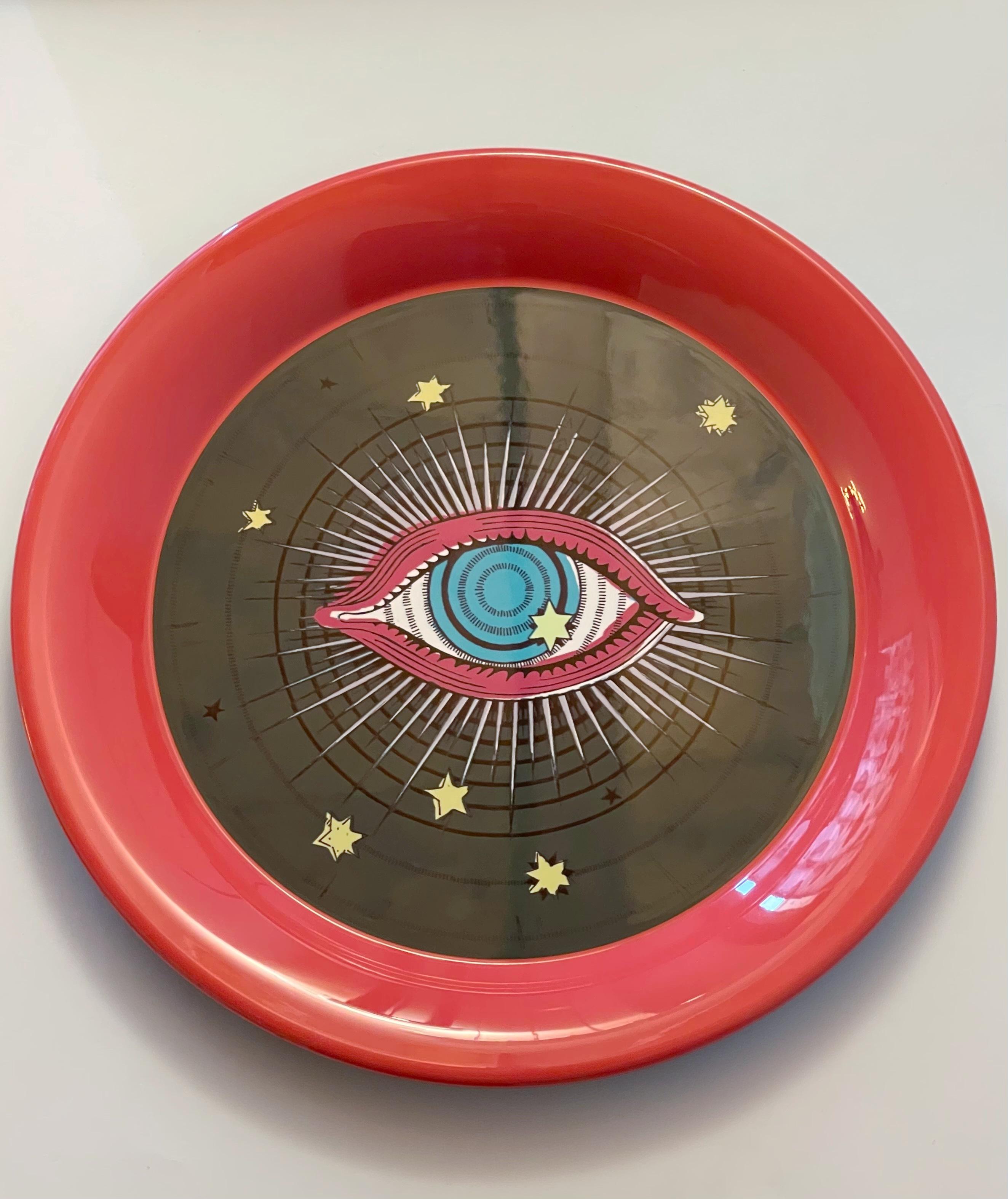 Gucci Pink and Black Eye Tray For Sale at 1stDibs