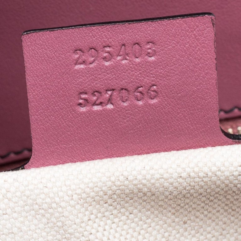 Gucci Pink Guccissima Leather Large Emily Chain Shoulder Bag at 1stDibs