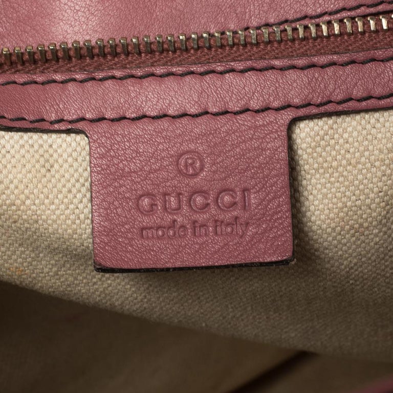 Gucci Pink Guccissima Leather Large Emily Chain Shoulder Bag at 1stDibs