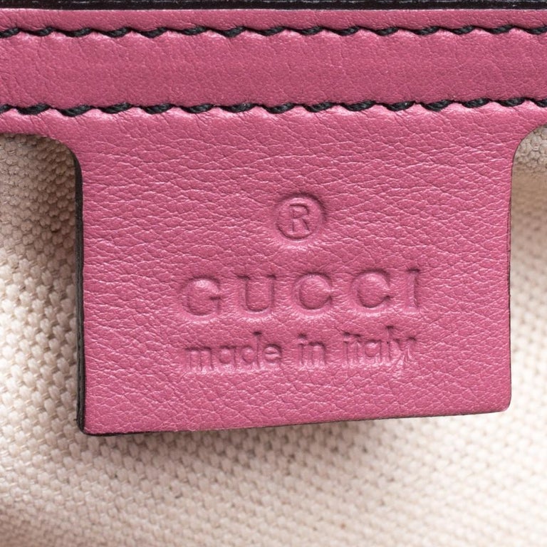 Gucci Pink Guccissima Leather Large Emily Chain Shoulder Bag at 1stDibs