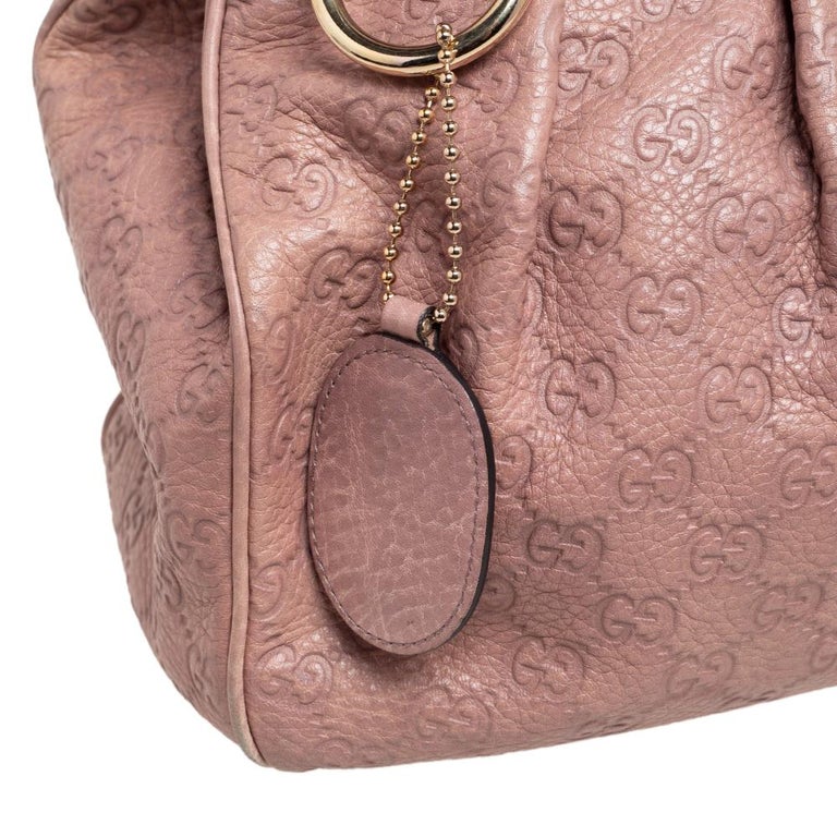 Gucci Pink Guccissima Leather Medium Sukey Tote at 1stDibs