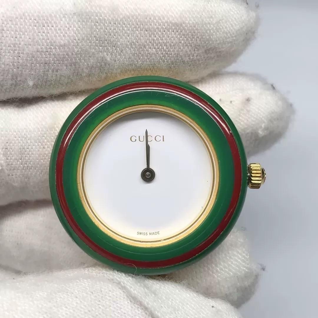 Gucci Play Watch Rainbow Interchangable Ceramic Bazel Bangle Watch 12 ...