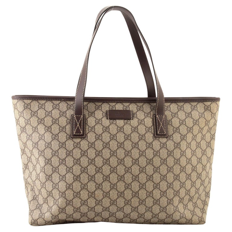 Gucci Plus Tote GG Coated Canvas Medium For Sale at 1stDibs